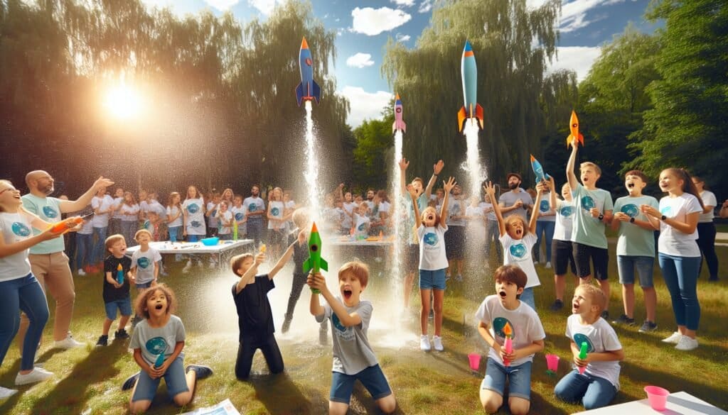 Cohetes de agua para niños - Actividades divertidas con AstroAfición ...